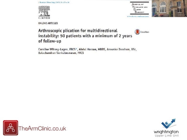 Atraumatic Shoulder Instability | PPT