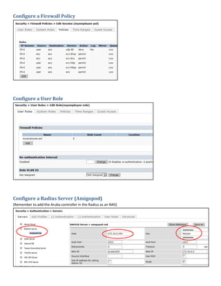 Mac authentication amigopod radius | PDF