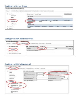 Mac authentication amigopod radius | PDF