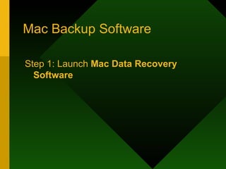 Mac backup software | PPT