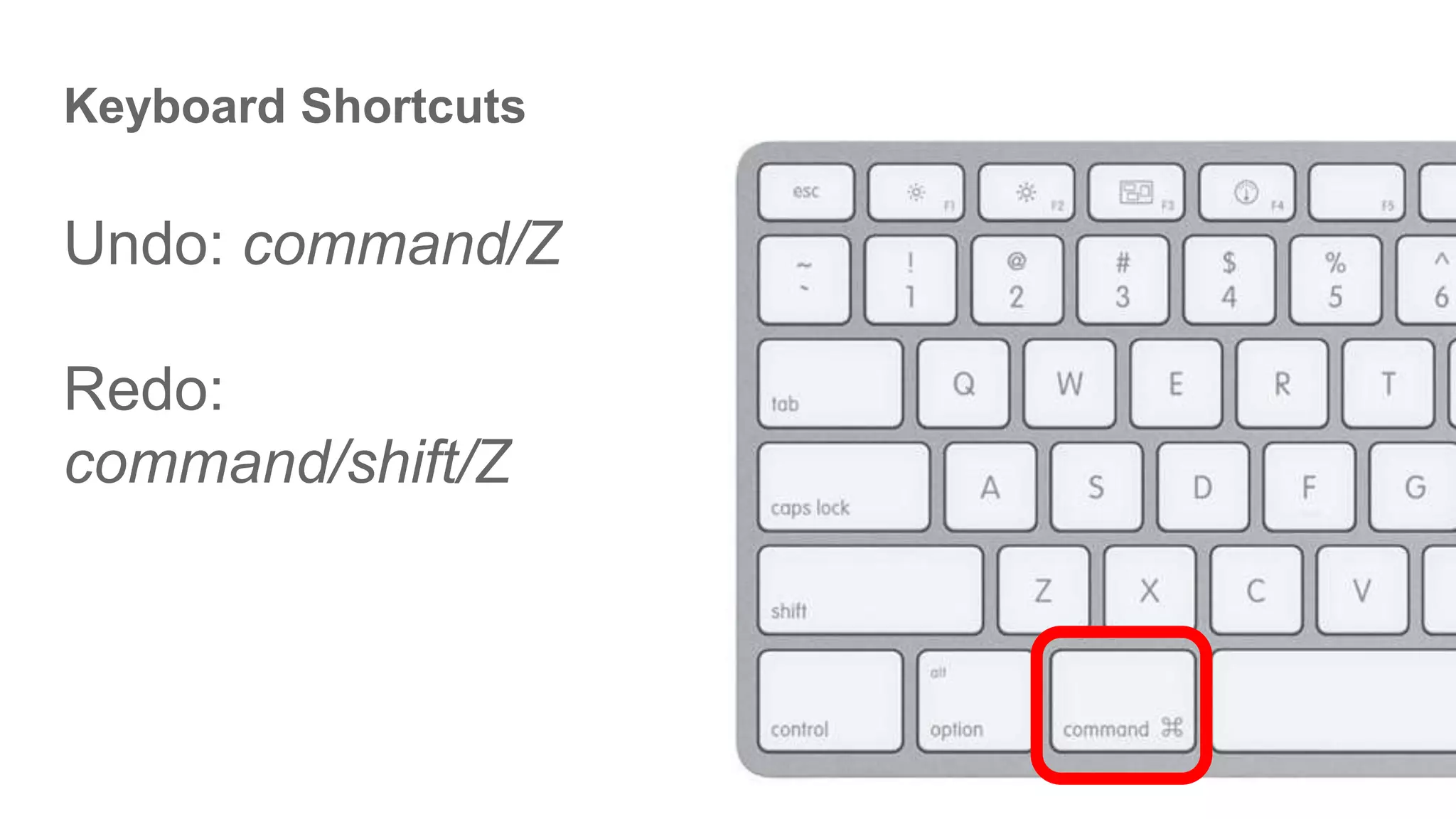 Mac Basics: Keyboard Shortcuts and Editing | PPT | Free Download