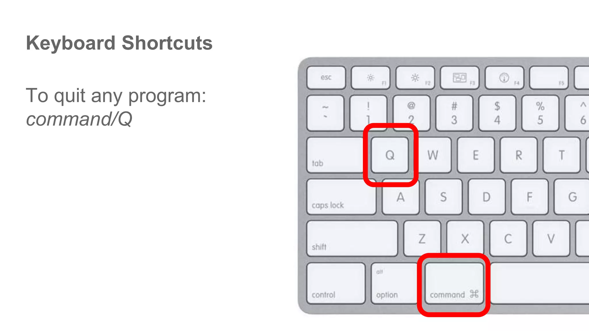 Mac Basics: Keyboard Shortcuts and Editing | PPT