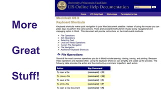 Mac Basics: Keyboard Shortcuts and Editing | PPT