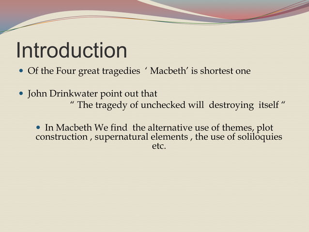 Macbeth | PPTX | Drama | Genres