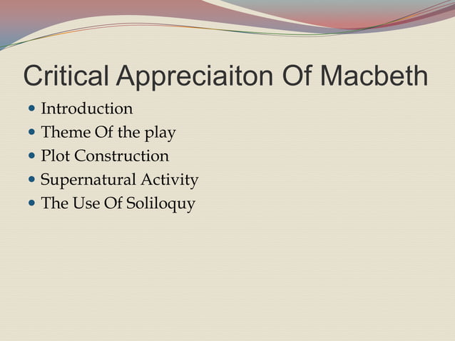 Macbeth | PPTX