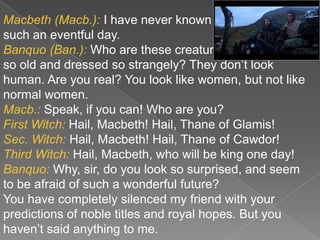 Macbeth | PPTX