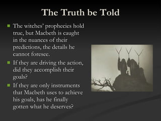 Macbeth Three Witches Prophecies