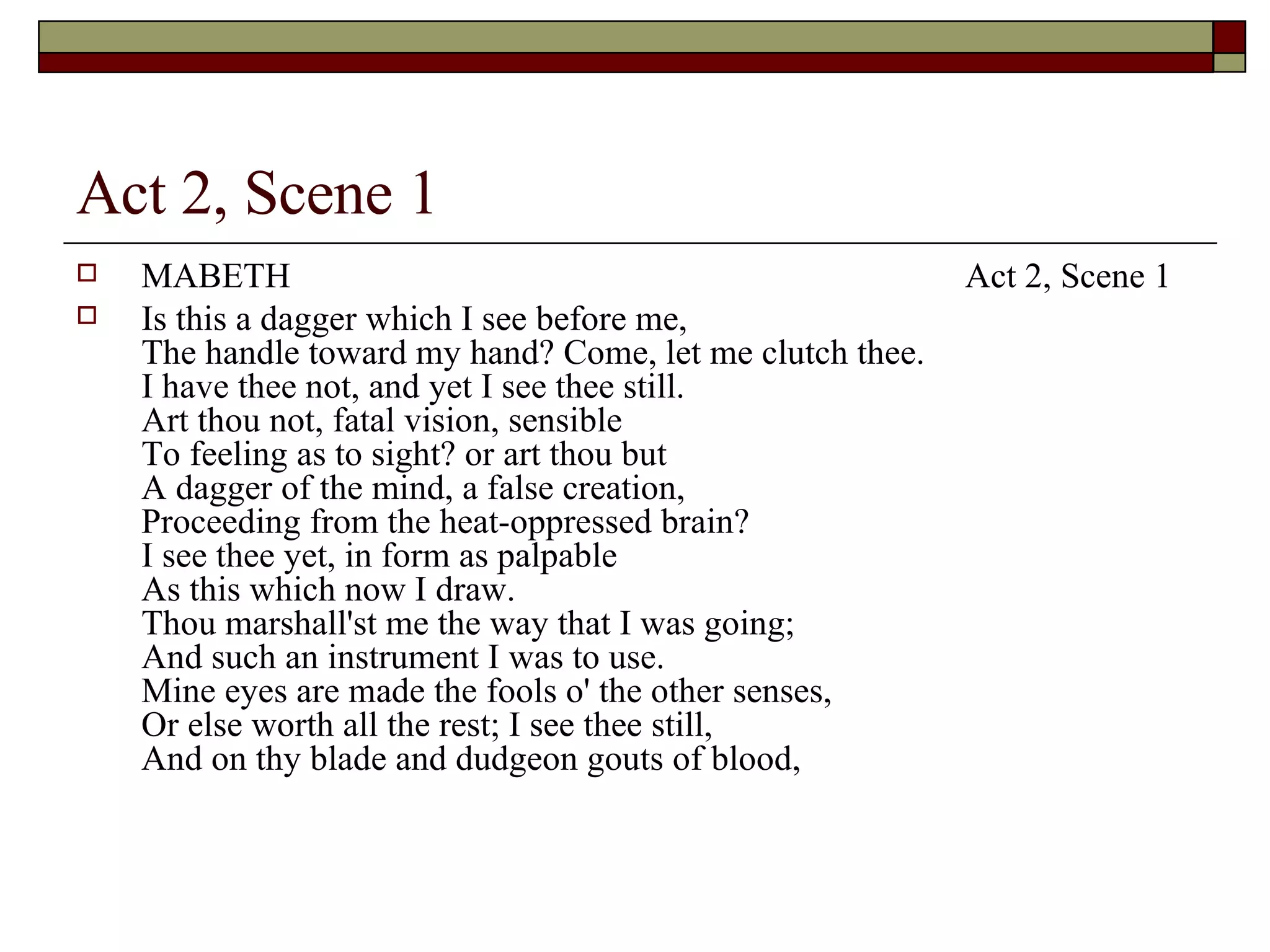 Macbeth | PPT