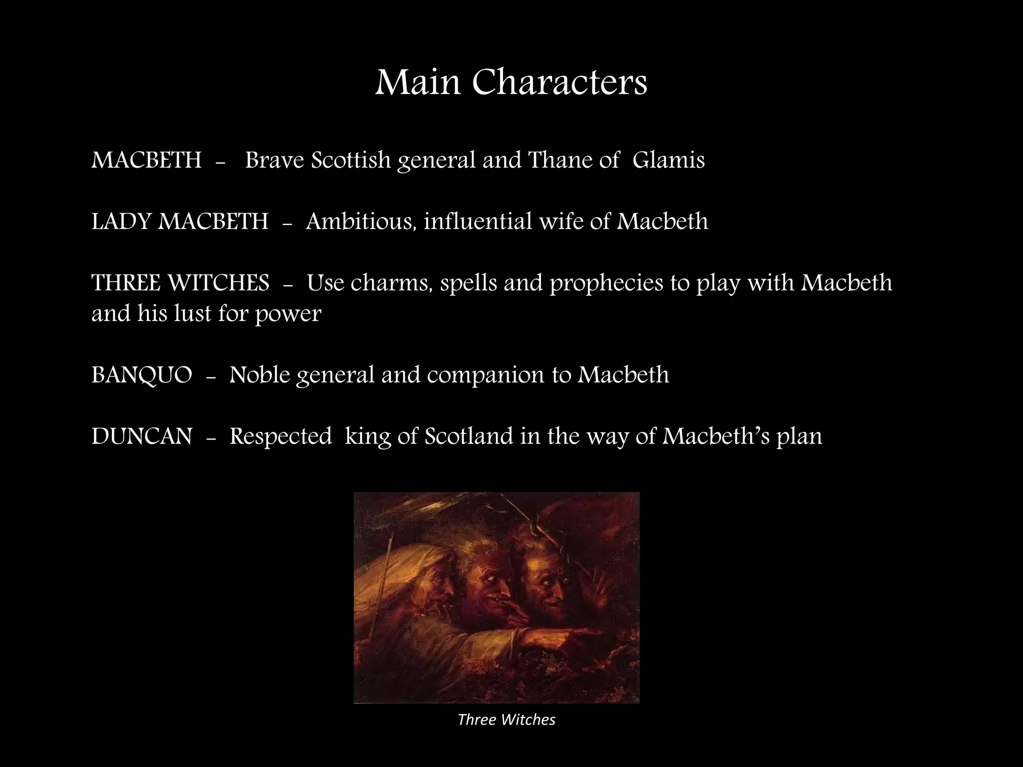 Macbeth Acts 1 - 3 | PPT