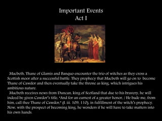 Macbeth Acts 1 - 3 | PPT