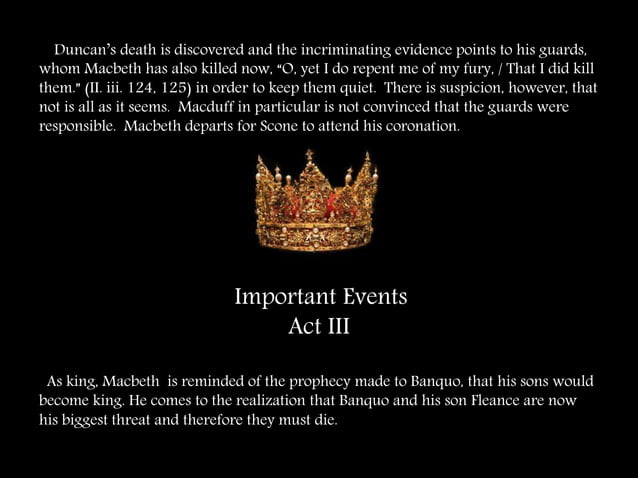 Macbeth Acts 1 - 3 | PPT