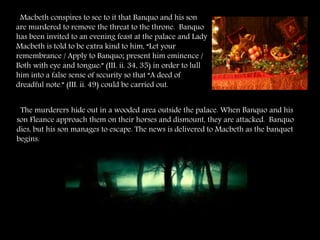 Macbeth Acts 1 - 3 | PPT