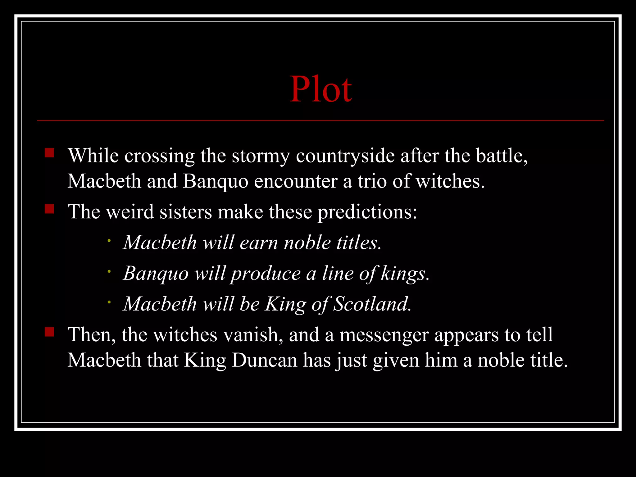 The Tragedy of Macbeth | PPT