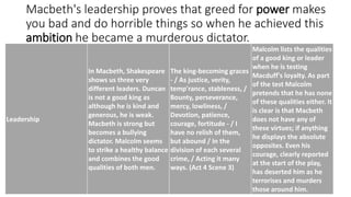 Shakespeare: Macbeth | PPTX