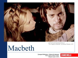 Zanichelli presentation about Macbeth William Shakespeare | PDF