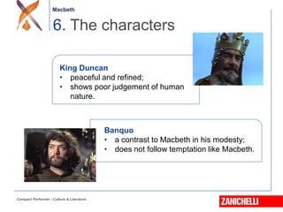 Zanichelli presentation about Macbeth William Shakespeare | PDF