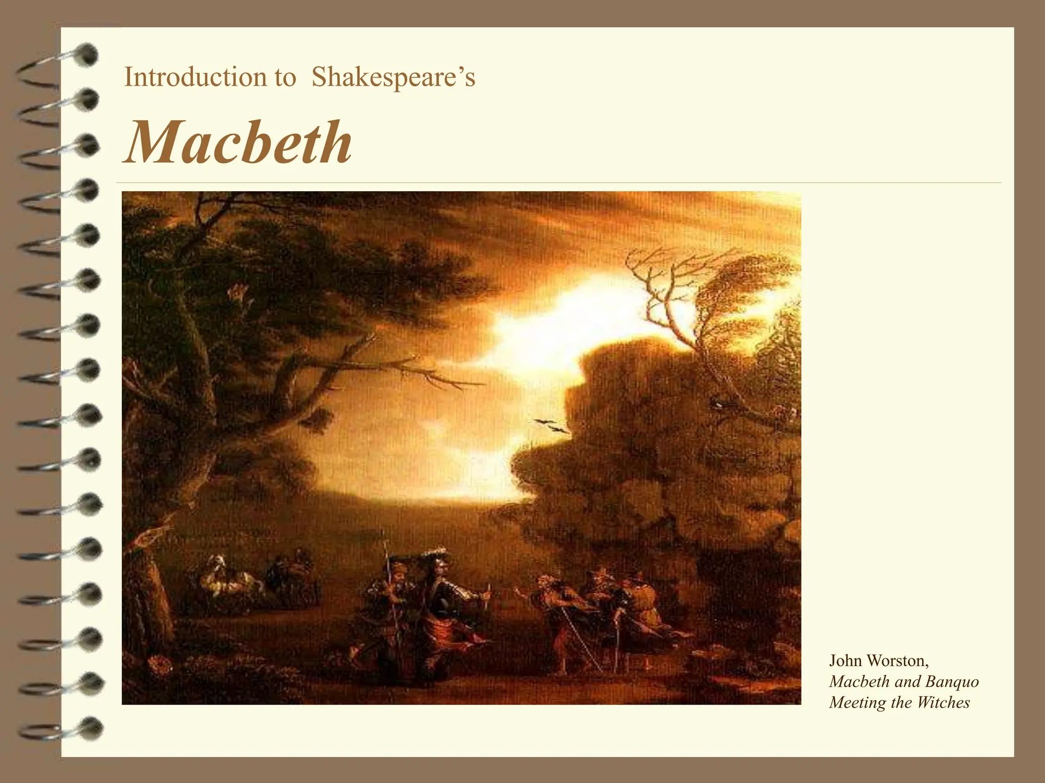 The Tragedy of Macbeth Slide - A brief Introduction | PPT