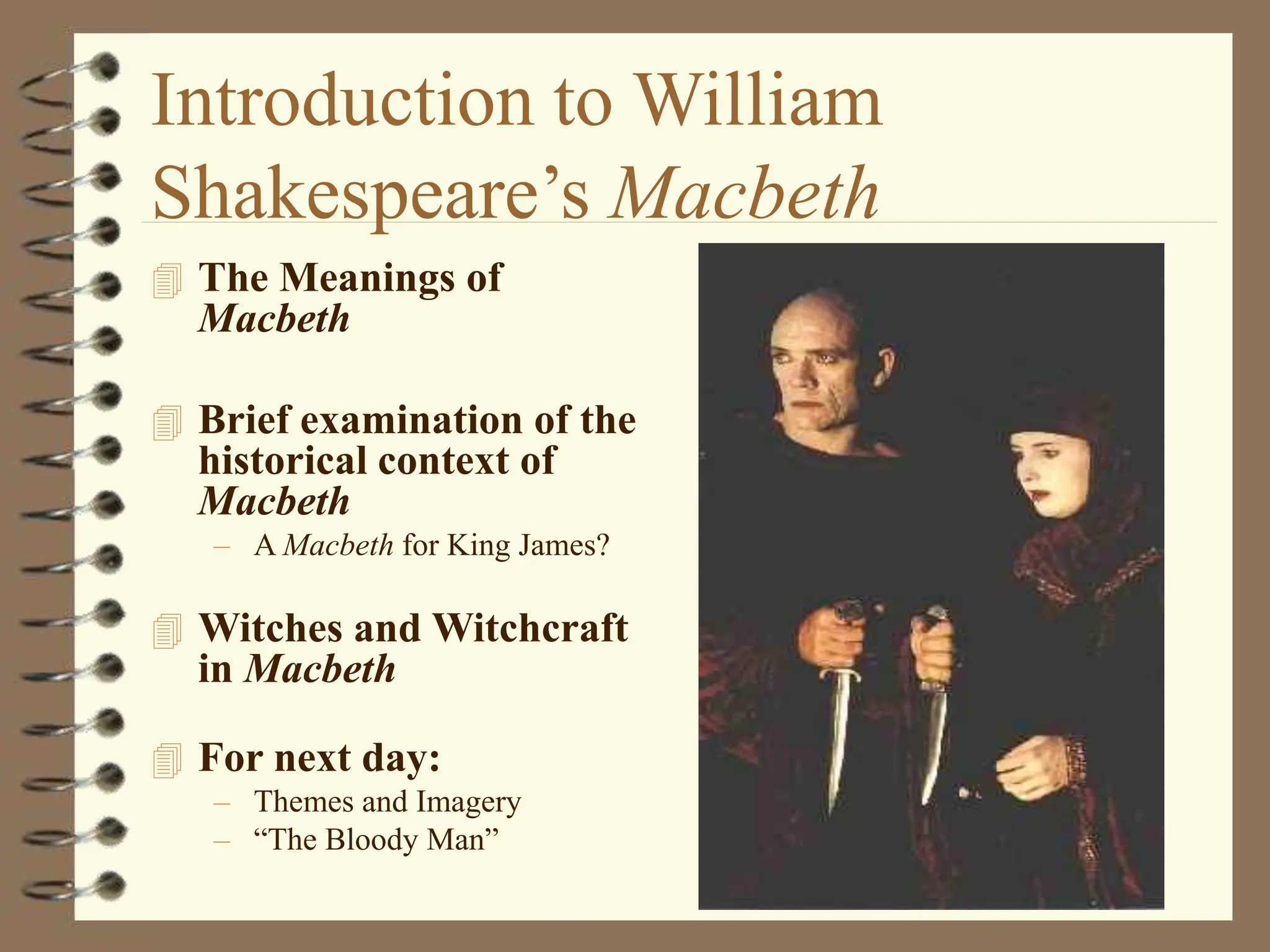 The Tragedy of Macbeth Slide - A brief Introduction | PPT
