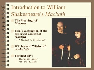 The Tragedy of Macbeth Slide - A brief Introduction | PPT
