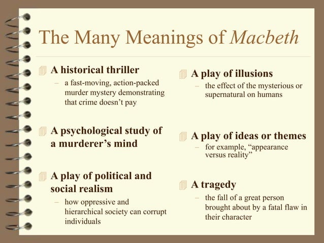 The Tragedy of Macbeth Slide - A brief Introduction | PPT
