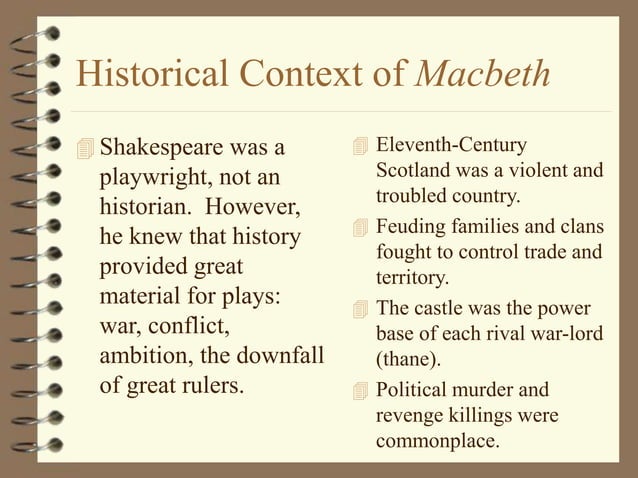 The Tragedy of Macbeth Slide - A brief Introduction | PPT