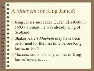 The Tragedy of Macbeth Slide - A brief Introduction | PPT