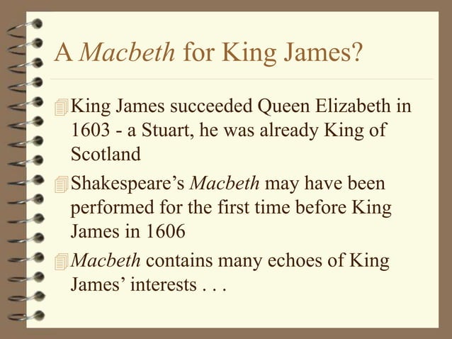 The Tragedy of Macbeth Slide - A brief Introduction | PPT