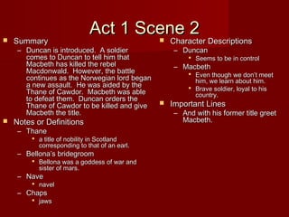 Macbeth act-1-notes- | PPT