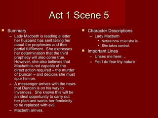 Macbeth act-1-notes- | PPT