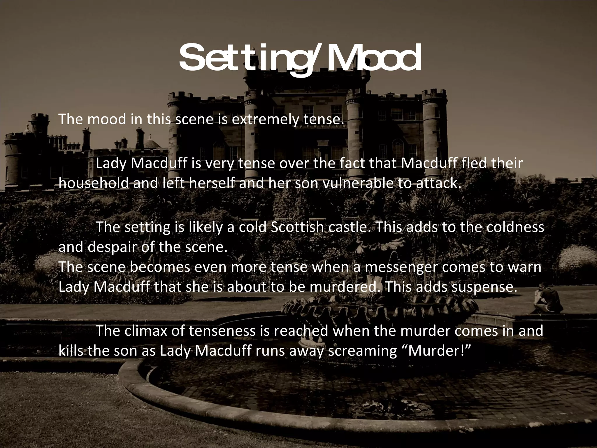 Macbeth Act 4 Scene 2 B Band Extra | PPT | Death, Injury, or Military ...