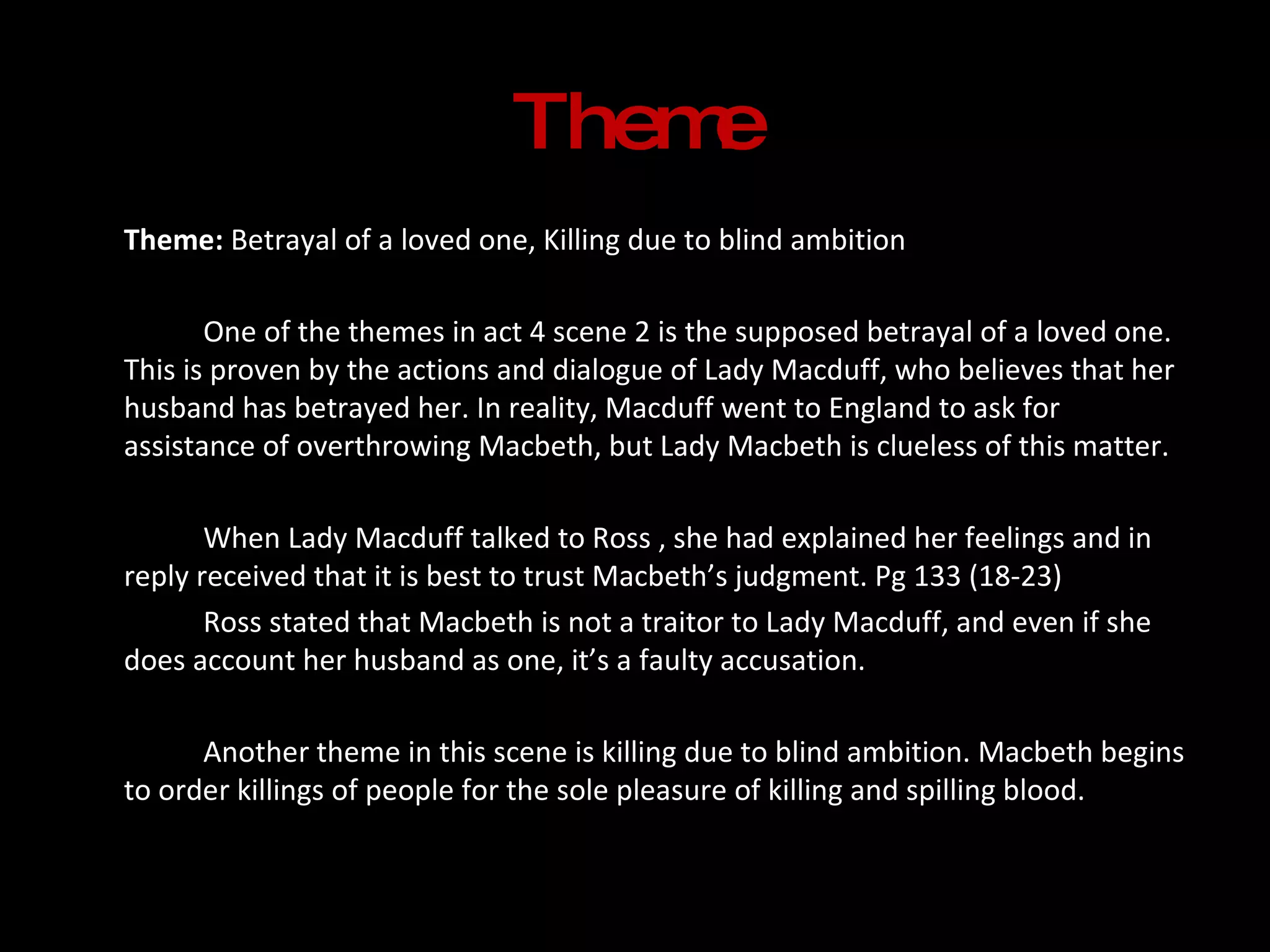 Macbeth Act 4 Scene 2 B Band Extra | PPT | Death, Injury, or Military ...