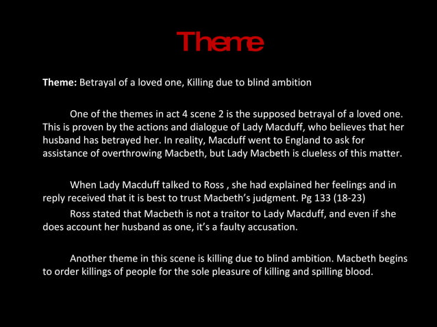 Macbeth Act 4 Scene 2 B Band Extra | PPT