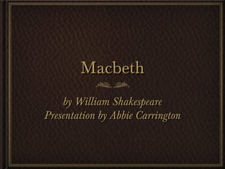 Macbeth | PPT