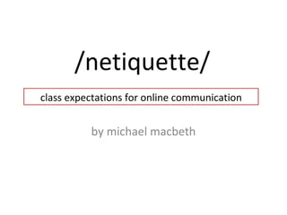 Netiquette | PPT