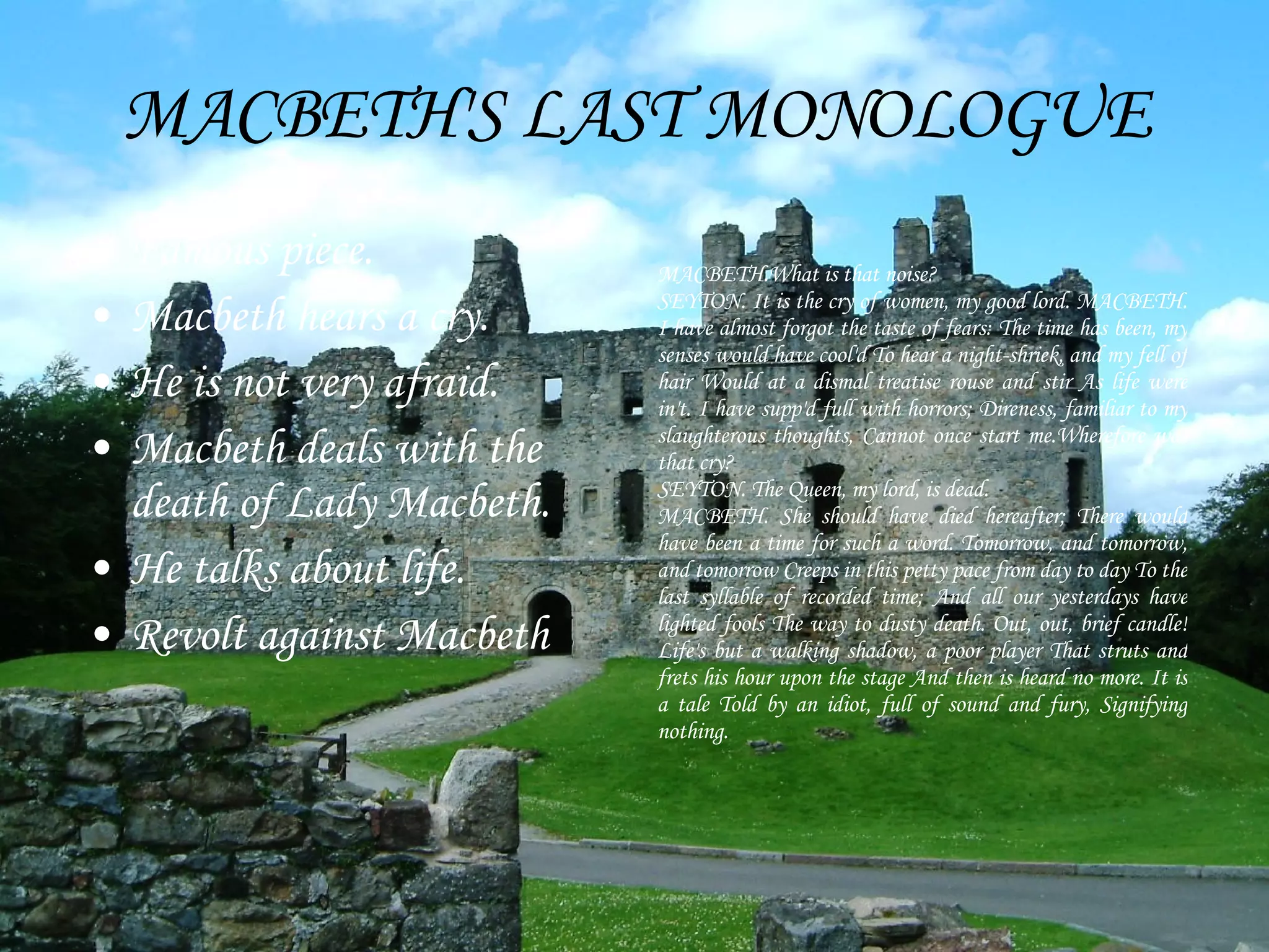 Macbeth Powerpoint | PPT