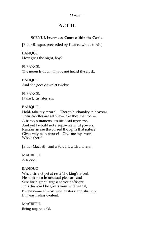 Macbeth william shakespeare | PDF