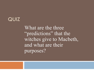 Macbeth Act 1sc1-4 | PPT