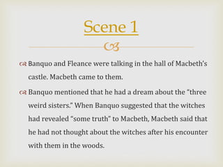 Macbeth Banquo And Fleance