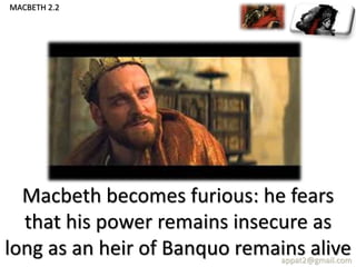 Macbeth 2.2 the play | PPTX