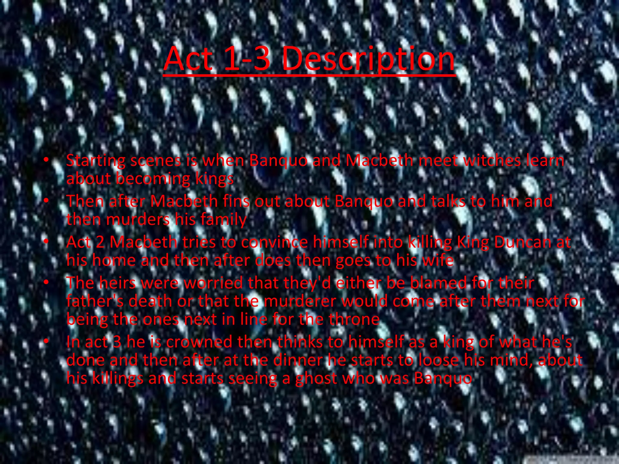 Macbeth act 1 3 - presentation | PPTX