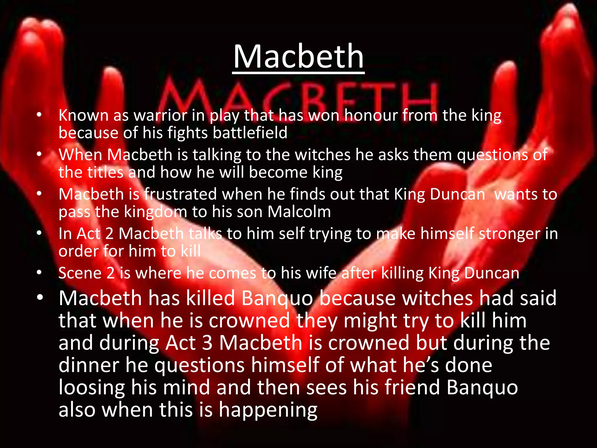 Macbeth act 1 3 - presentation | PPTX