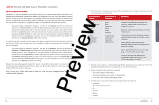 Macbeth act 1 & 2 preview | PDF