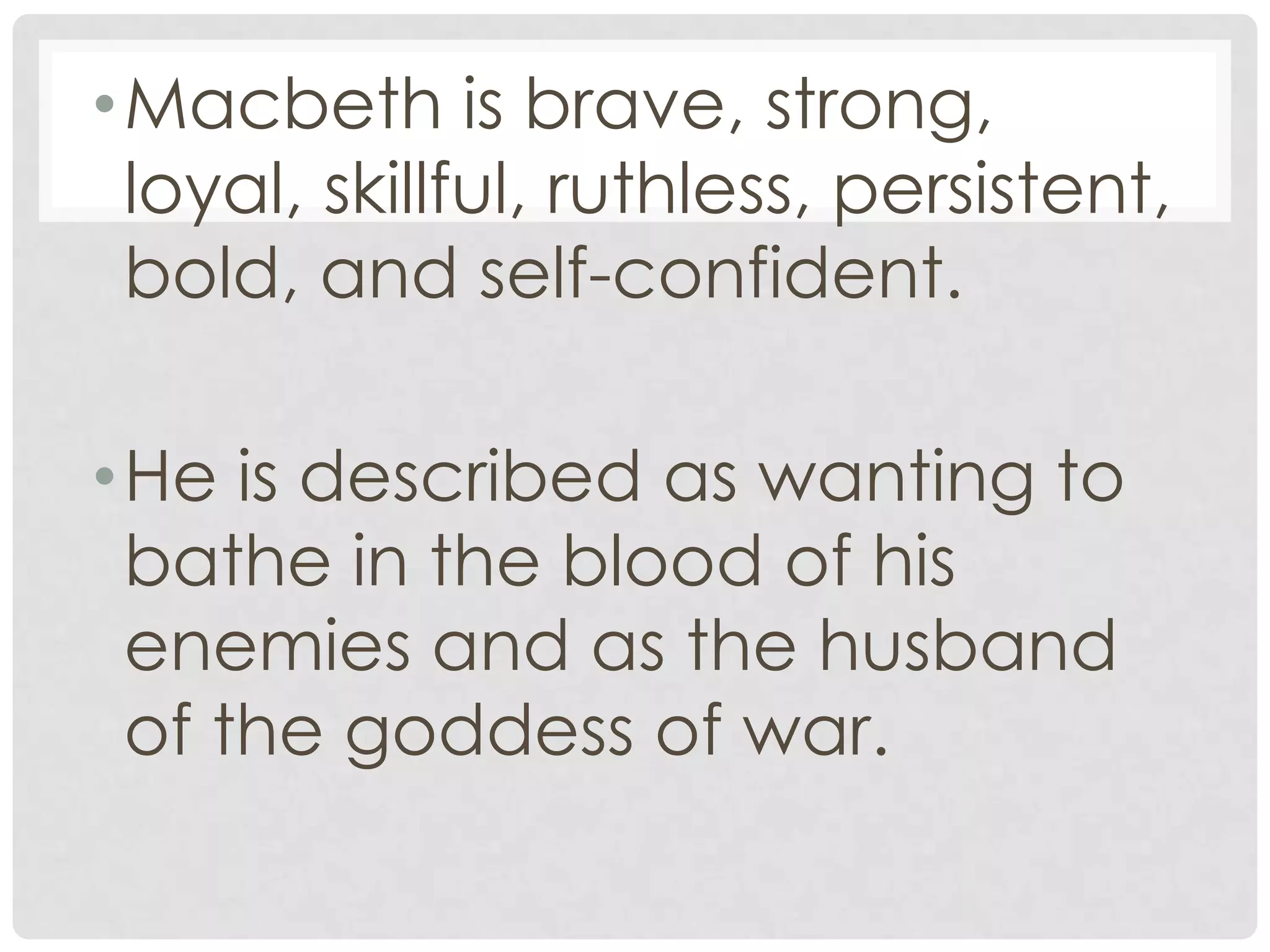 Macbeth act 1 notes | PPTX
