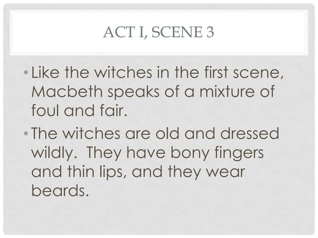 Macbeth act 1 notes | PPTX | Fantasy | Genres