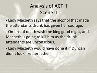 Macbeth act 2 scene 1&2 by amal | PDF