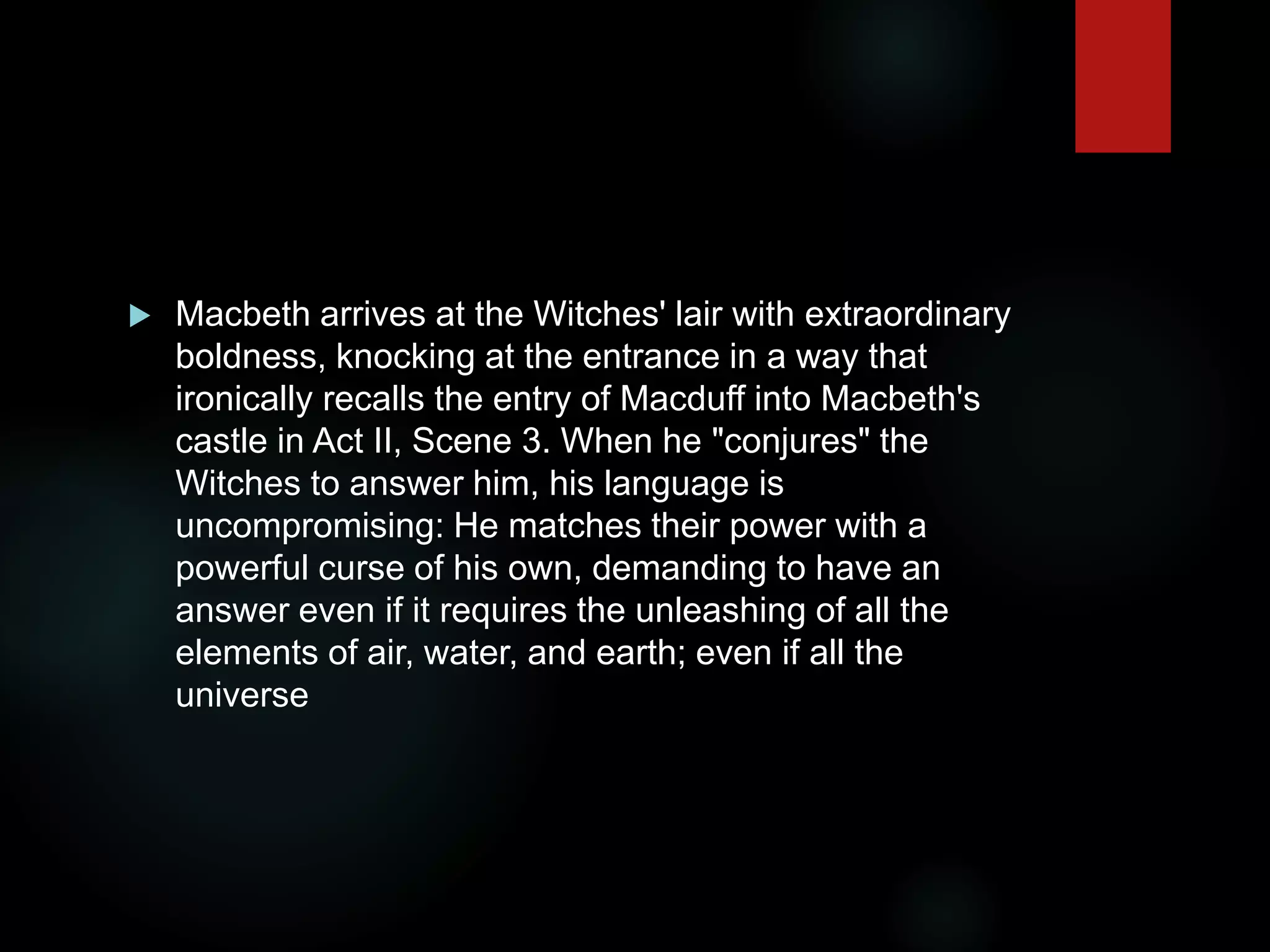 Macbeth act 4 scene 1 | PPTX