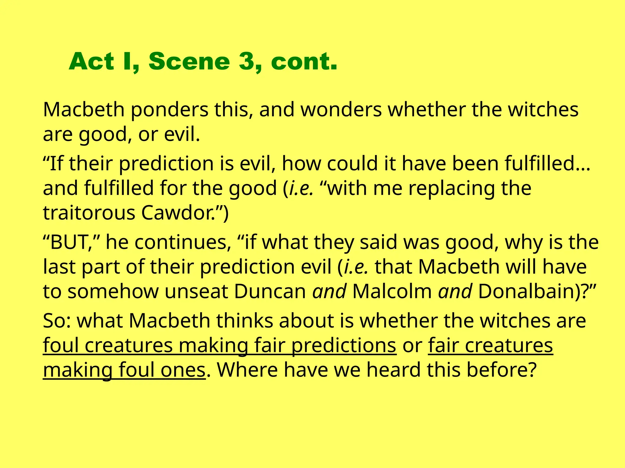 the archetype and tragic hero of Macbeth Act.ppt