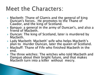 Macbeth act presentation | PPTX