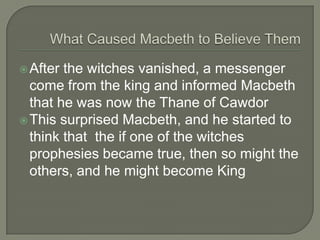 Macbeth acts 1 3 presentation | PPTX
