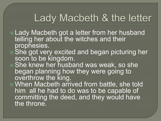 Macbeth acts 1 3 presentation | PPTX